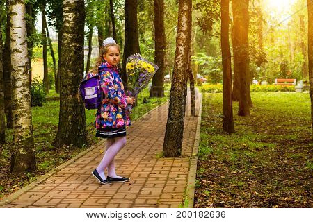 First Grader, Day Of Knowledge - 1. September - Stock Image - Everypixel