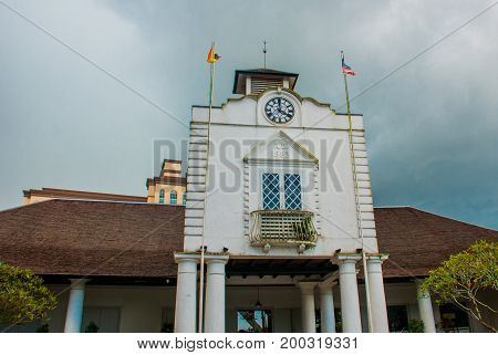 Old Court House Building In Kuching. Court House Complex Was Built In ...
