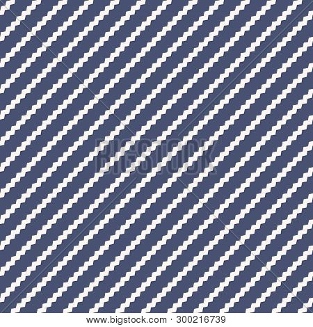 Vector Geometric Lines Pattern. Navy Blue And White Abstract Graphic ...