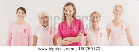 Women Dressed In Pink - Stock Image - Everypixel