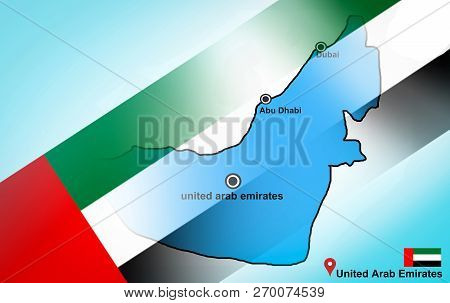 United State Of Arab Emirates Map And Abu Dhabi Dubai With Location Map ...
