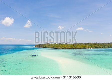 Mansalangan Sandbar, Balabac, Palawan, Philippines. Tropical Islands ...