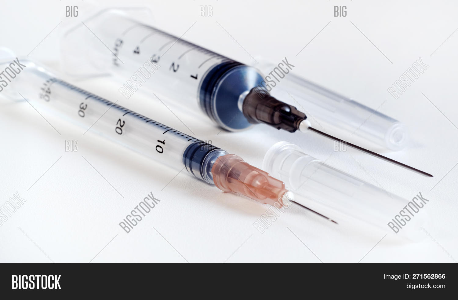 Disposable Syringe. Plastic Insulin Syringe. The Insulin Syringe With ...