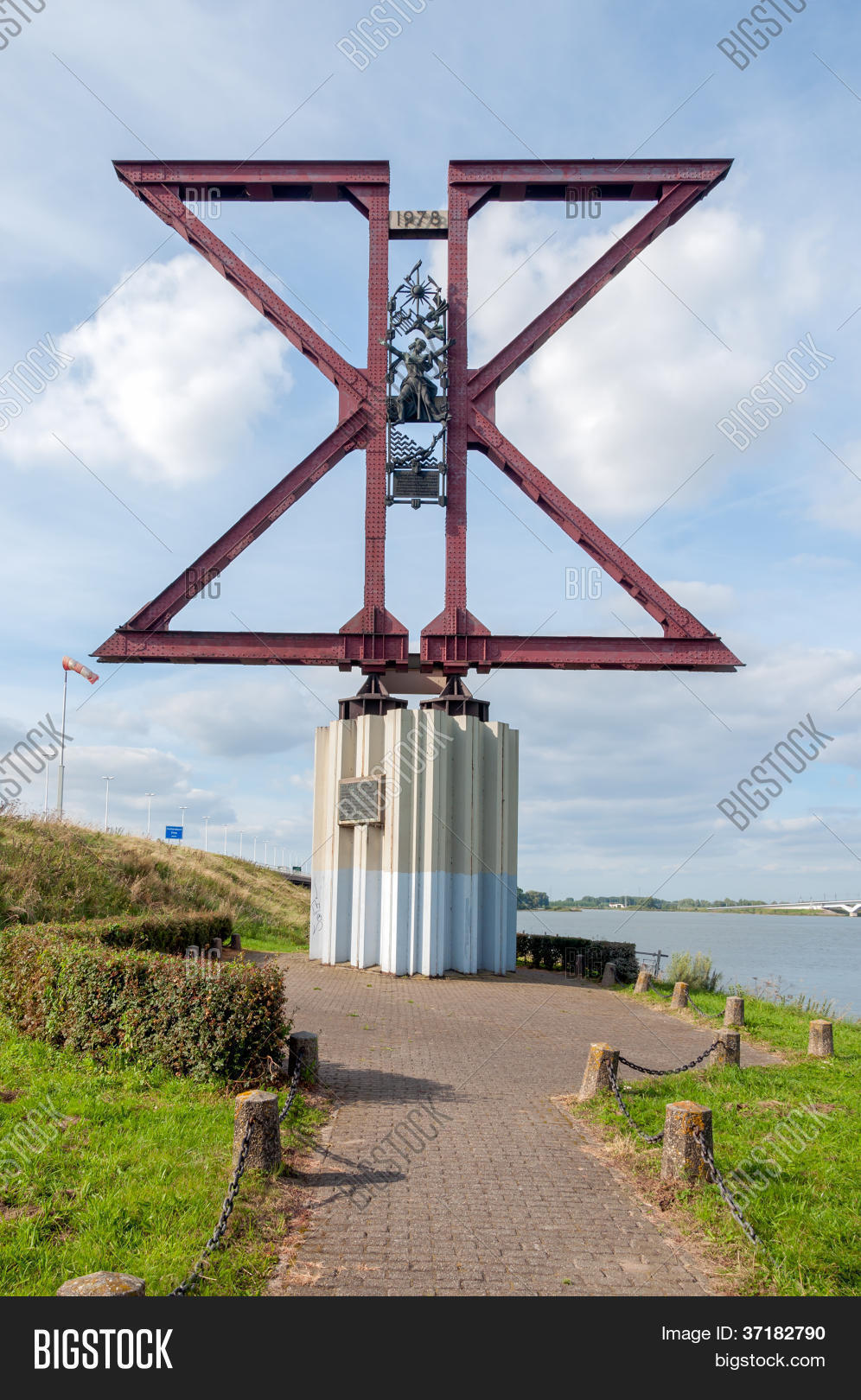 Memorial At The Moerdijk Bridge In The Netherlands image & stock photo ...