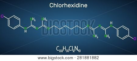 Chlorhexidine (chlorhexidine Gluconate, Chg) Antiseptic Molecule ...