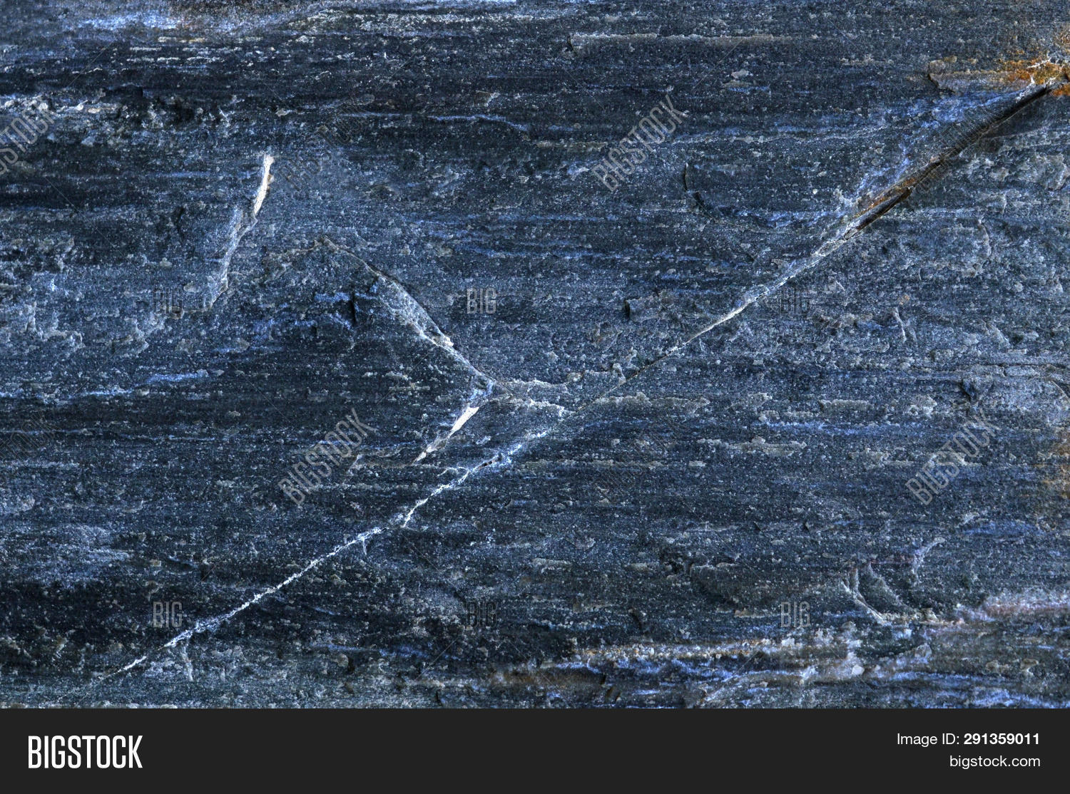 Dark Blue Slate Texture On Slate-phyllite Metamorphic Rock ...