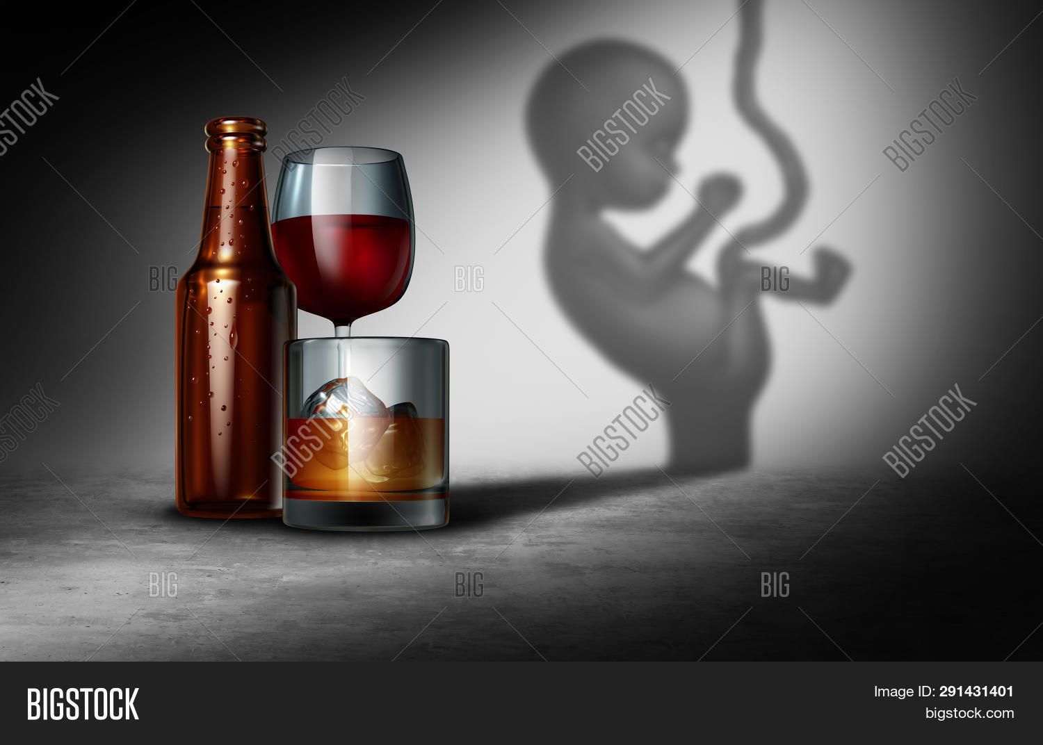 Alcohol And Pregnancy And The Dangers On The Unborn Fetus Of Drinking ...