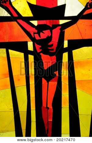 lovely abstract image depicting jesus christ on the cross image & stock ...