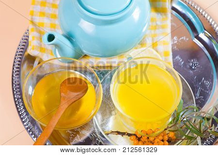 Tea made from sea buckthorn berries healthy for health delicious ...