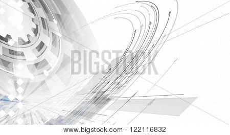 Abstract Technology Background Business & Development Direction - Stock ...