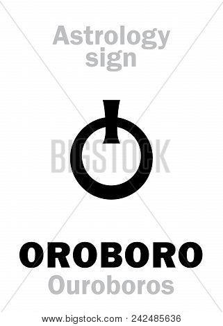 Astrology Alphabet: Oroboro (ouroboros), Serpent Devouring Its Own Tail ...