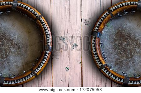 Central Asian Tambourine. Uzbek Doira. The Traditional Uzbek Musical ...
