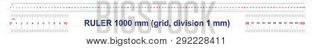 Ruler Of 1000 Millimeters. Ruler Of 100 Centimeters. Ruler Of 1 Meters ...