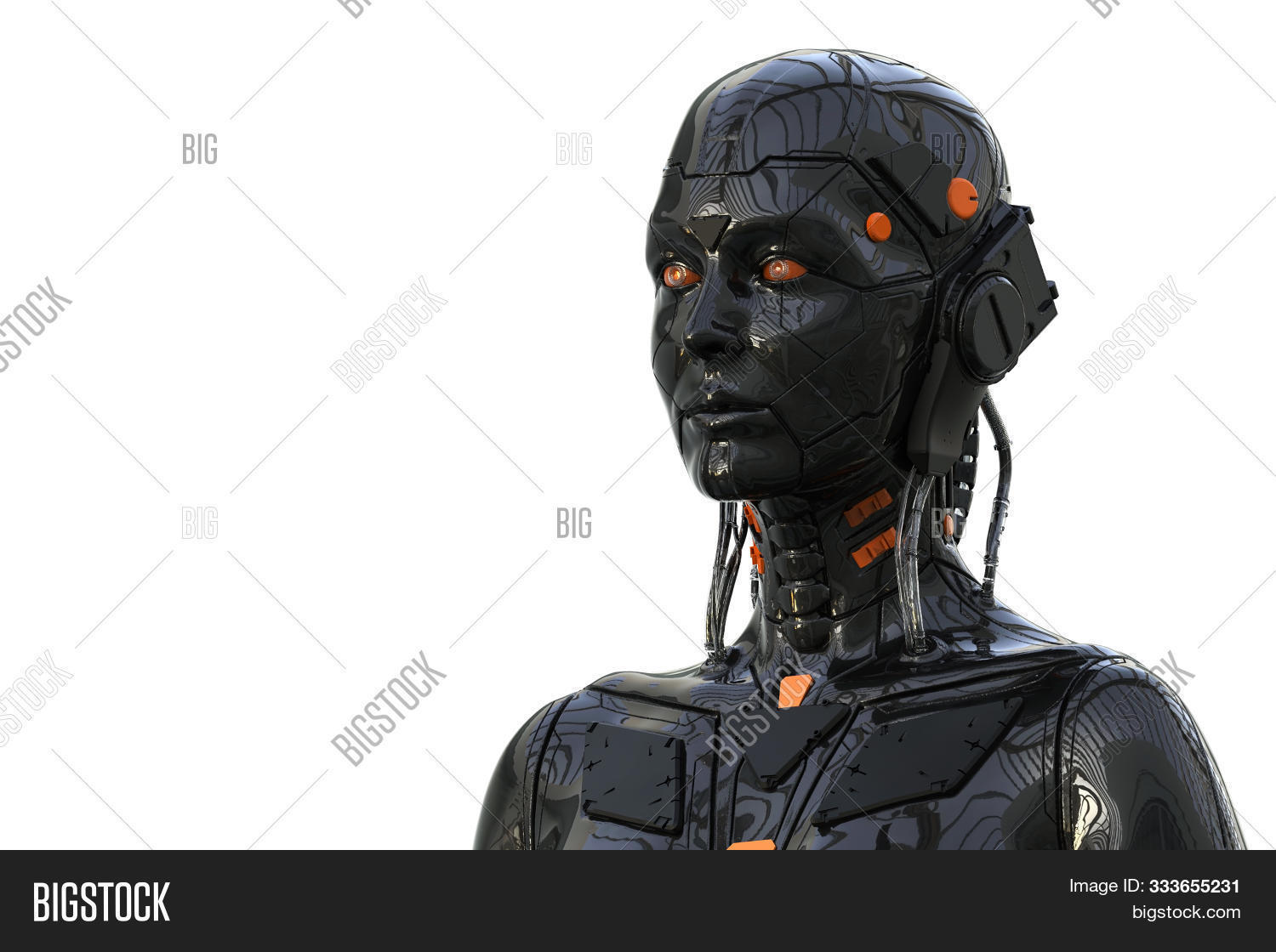 Robot Woman, Sci-fi Android Female Artificial Intelligence Girl ...