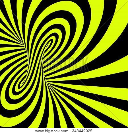 Abstract Colorful Swirl Image Concept - Optical Illusion Tornado Swirl ...