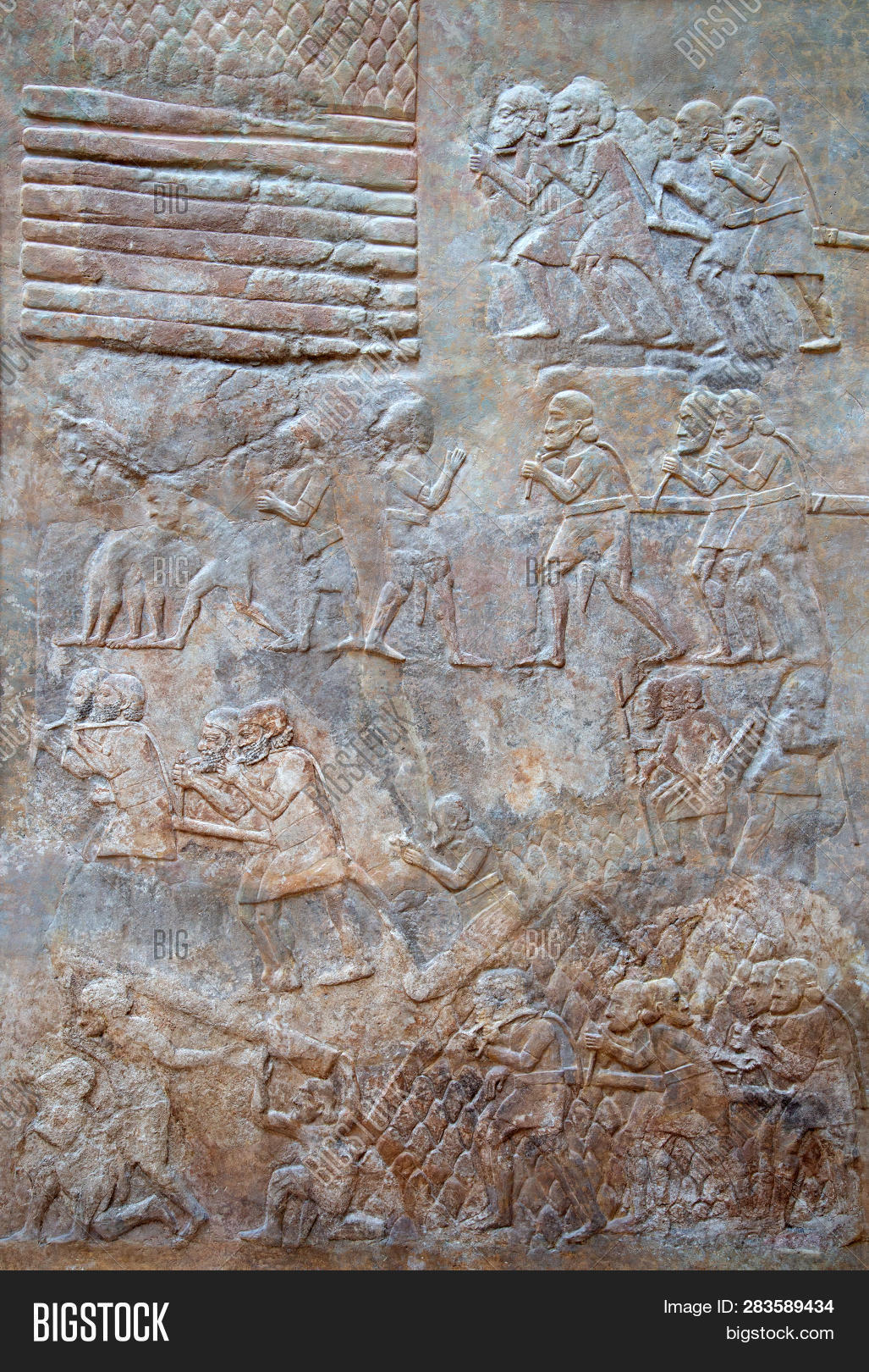 Ancient sumerian stone carving with cuneiform scripting image & stock ...