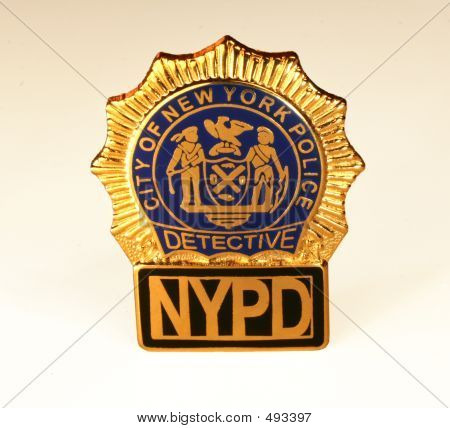 Nypd Badge image & stock photo. 493397