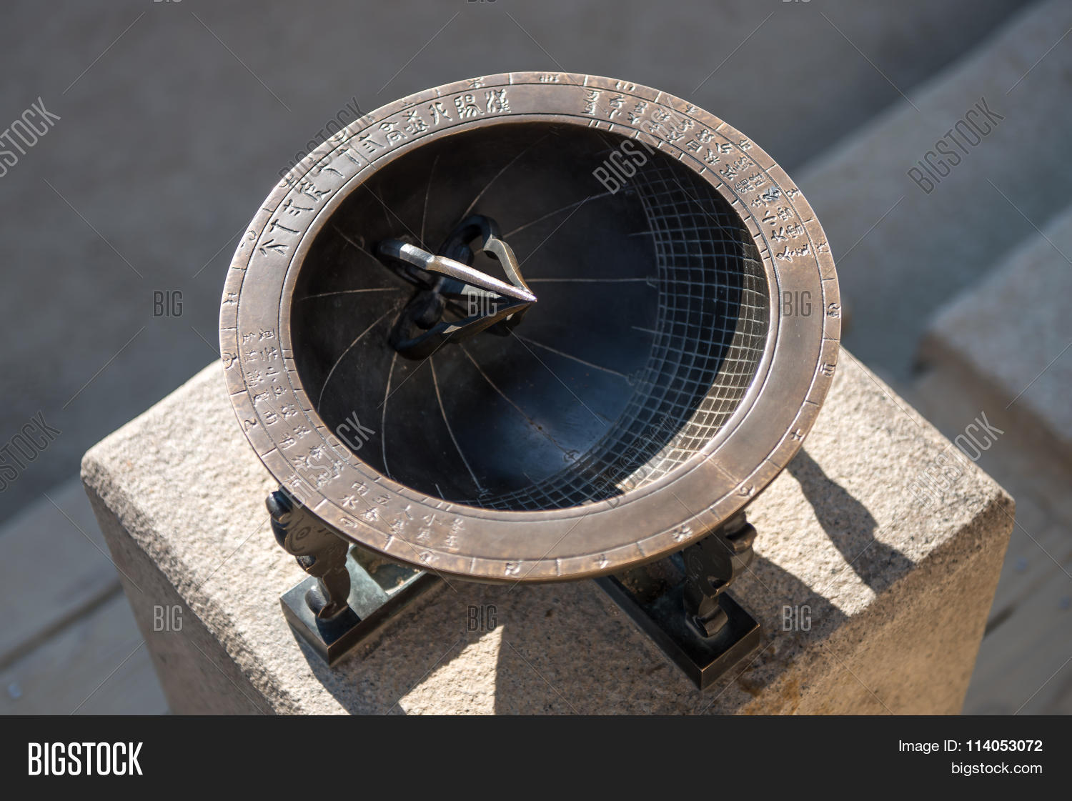 Sundial Made In The Era Of Joseon Dynasty And Displayed In ...