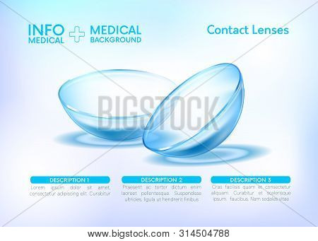 Contact Lenses Template.transparent . Close Up Look At Contact Lens ...