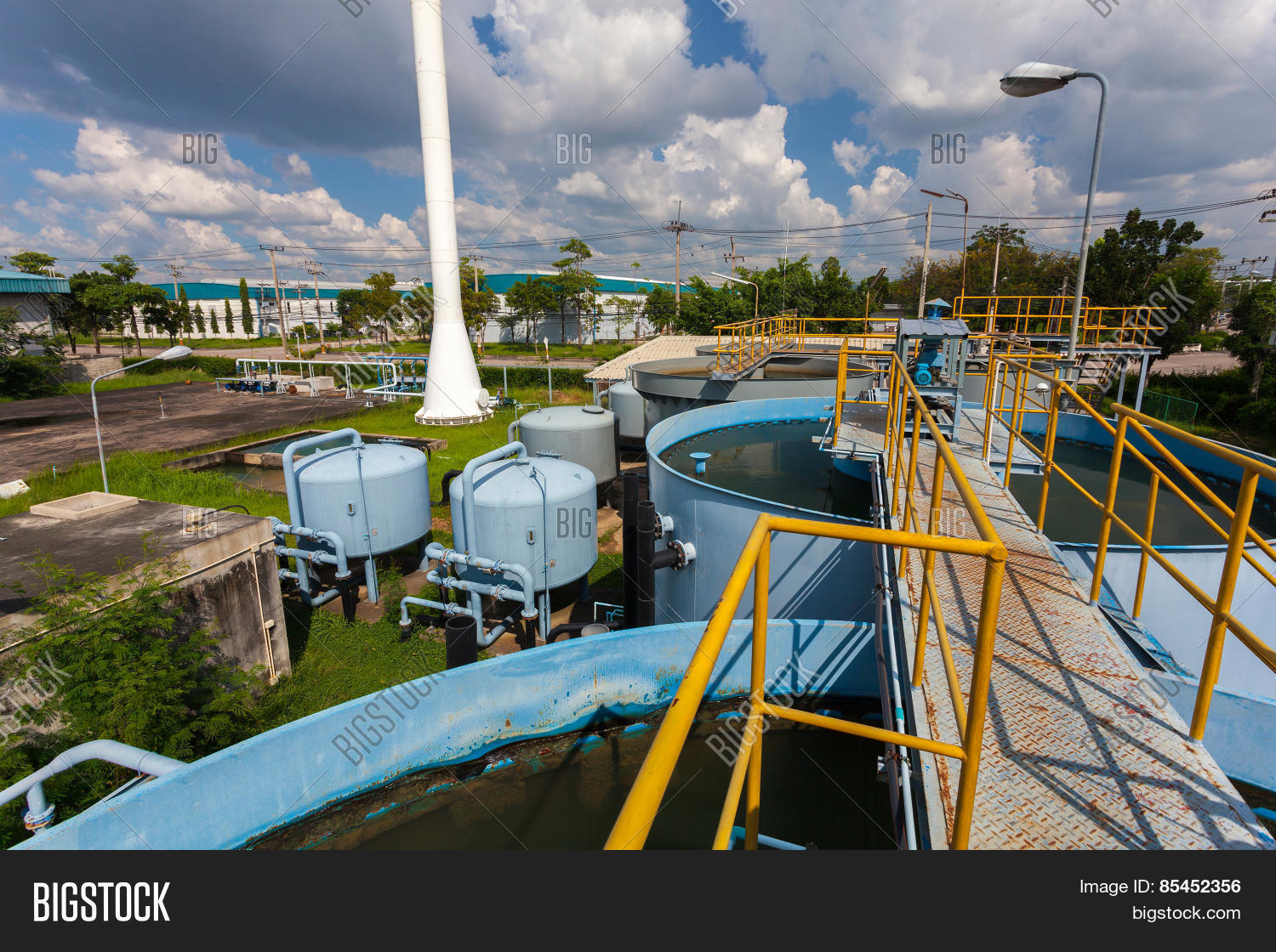 Rainwater treatment plant image & stock photo. 85452356