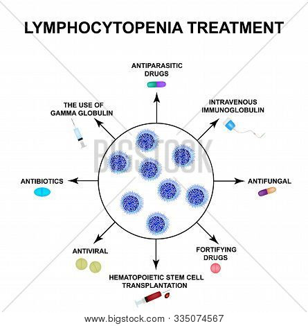 Lymphocytopenia Treatment. Decreased Lymphocytes In The Blood ...