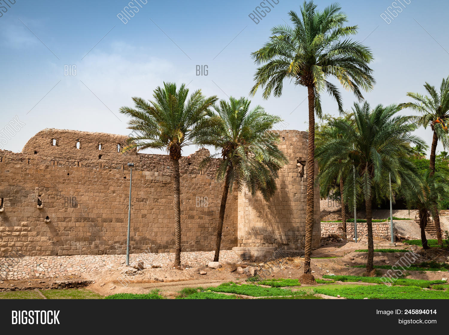 Aqaba Fortress, Mamluk Castle Or Aqaba Fort Located In Aqaba City ...