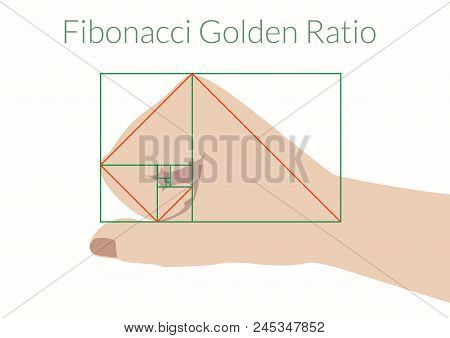 Graphical Explanation Of The Algorithm Fibonacci. Human Fist And ...