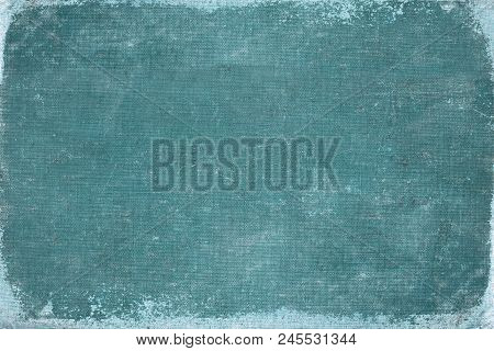 Vintage Blue Book Cover. Canvas Texture. Use For Background. image ...