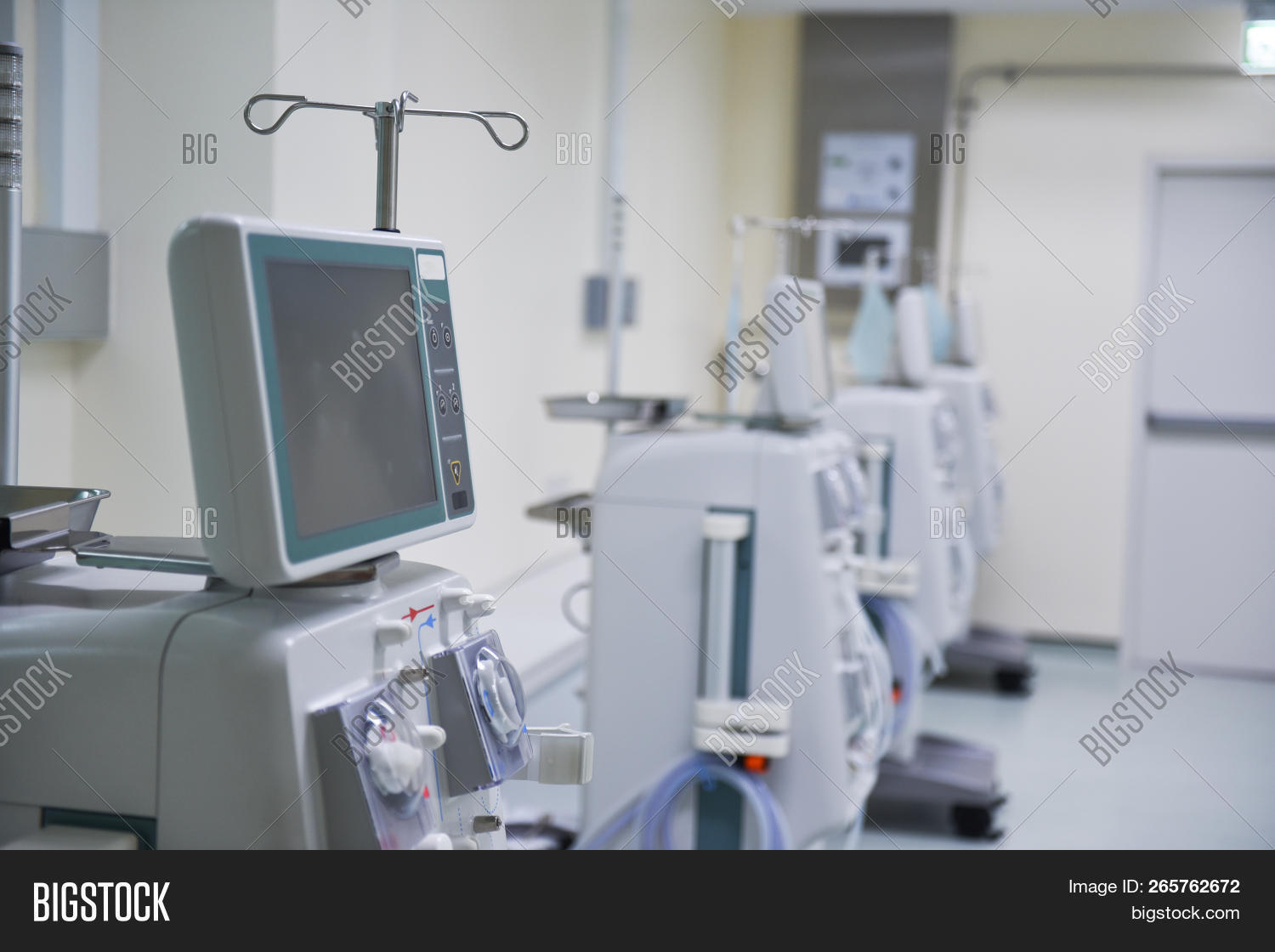 Kidney Dialysis Is Connected To The Kidney Machine. Health Care ...