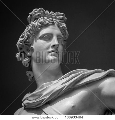 Apollo Belvedere statue. Detail Vatican museum image & stock photo ...