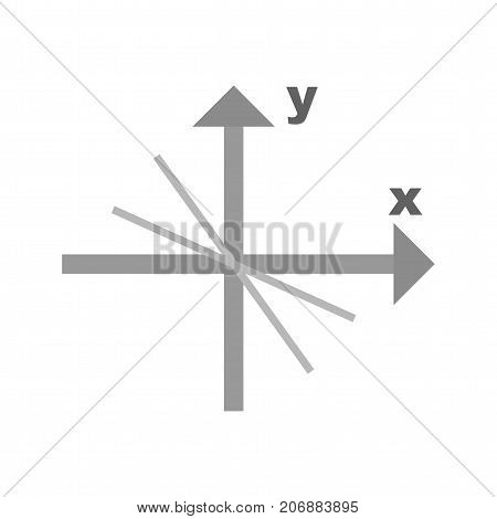 Linear, equation, mathematics icon vector image. Can also be used for ...