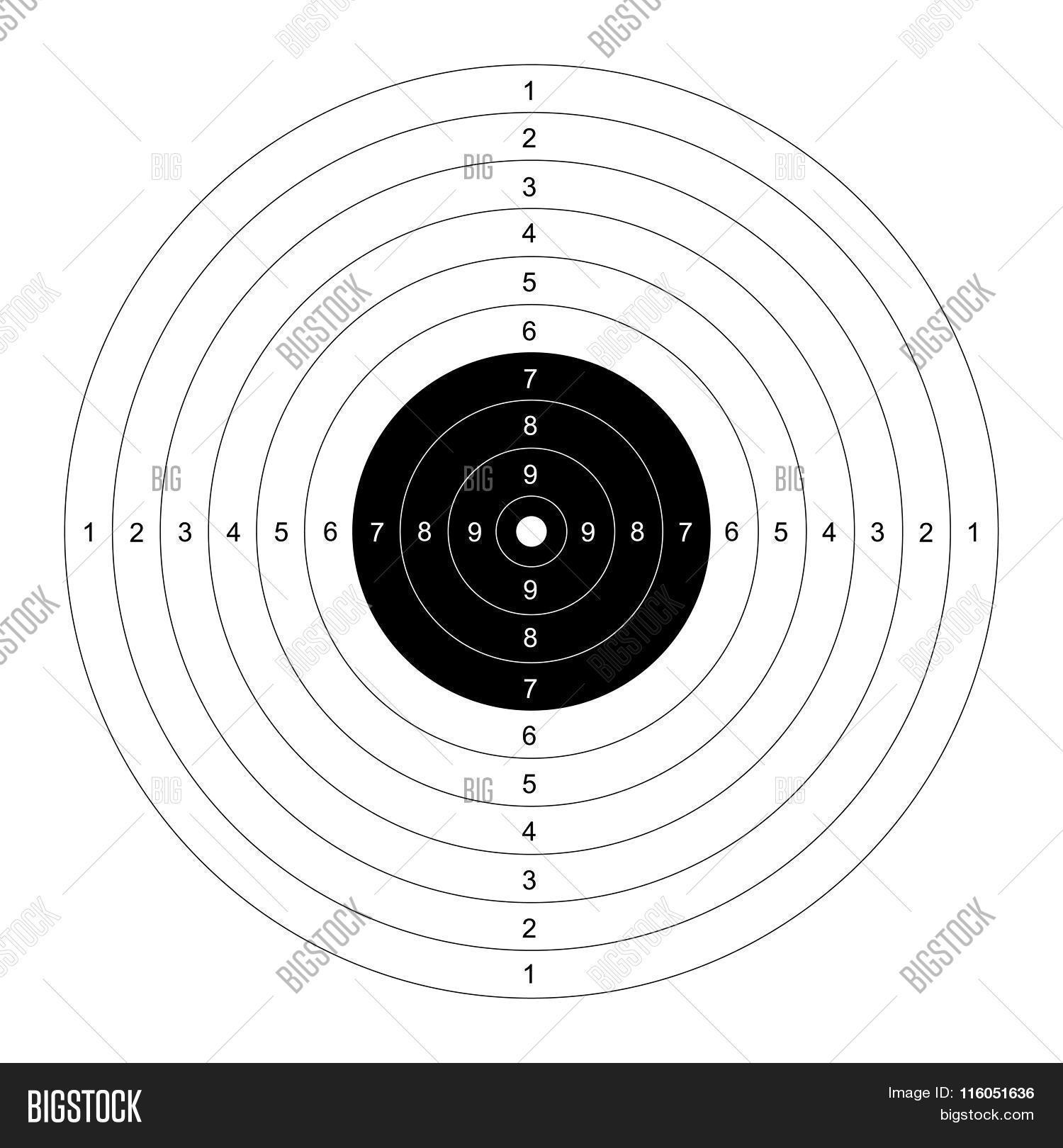 Target With Numbers image & stock photo. 116051636
