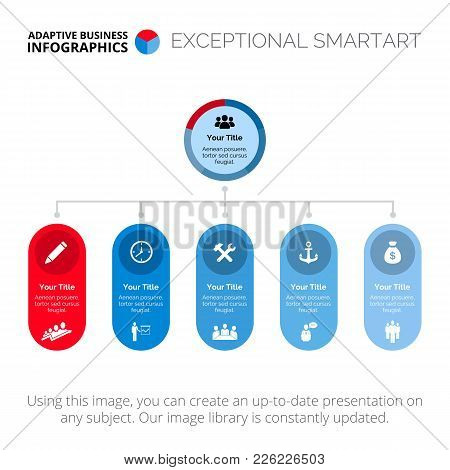 Process Mind Map Slide Template. Business Data. Chart, Graph, Diagram ...