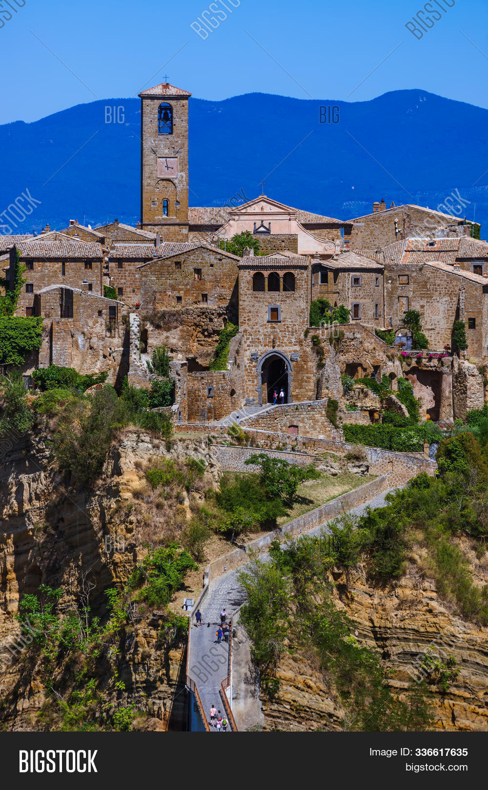 Village Civita di Bagnoregio in Italy - architecture background image ...