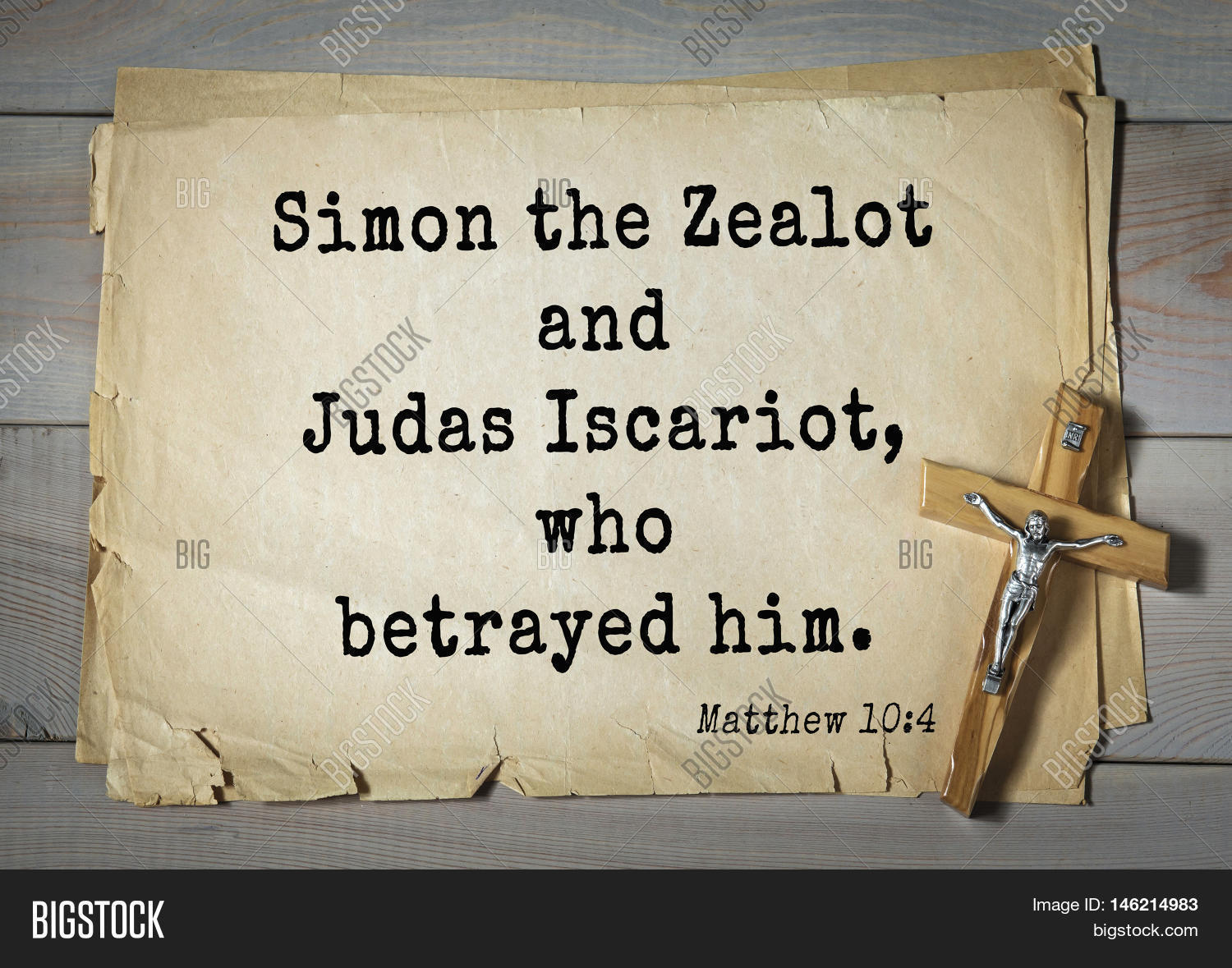 Bible verses from Matthew. Simon the Zealot and Judas Iscariot, who ...