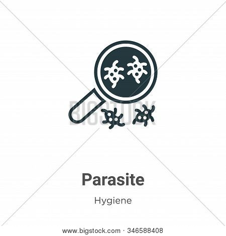 Parasite Glyph Icon Vector On White Background. Flat Vector Parasite ...