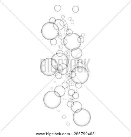 Oxygen Bubbles Icon. Realistic Illustration Of Oxygen Bubbles Icon For ...