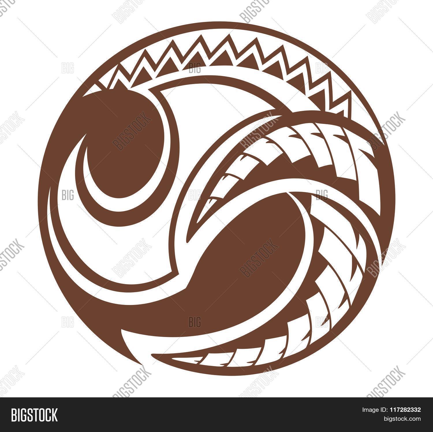 samoa design circle image & stock photo. 117282332