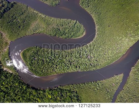 Top View of Amazon rainforest, Brazil - Stock Image - Everypixel