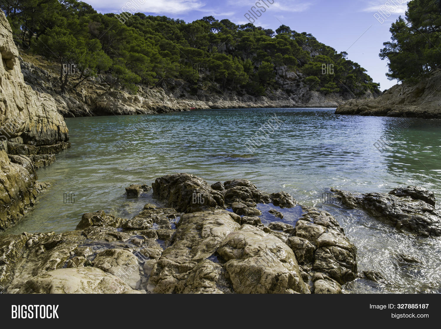 French Fjords, Calanques National Park, Calanque Den Vau Bay, Cassis ...