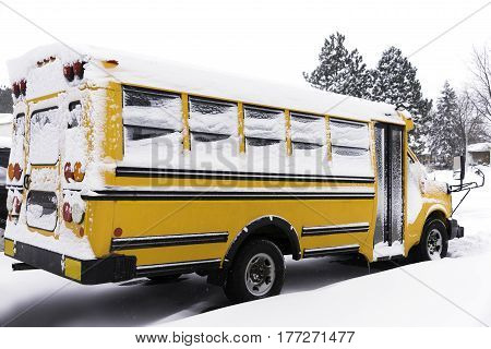 Snow school bus Images - Search Images on Everypixel