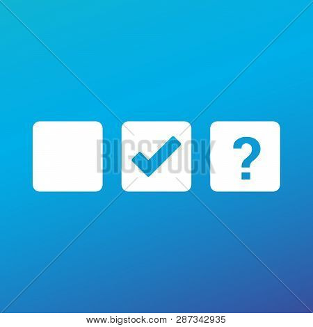 Check Box Blank, Checkmark And Question Mark, Tick Check Mark, Approval ...