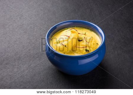 traditional rasmalai indian dessert, indian sweet rasmalai or ras malai ...