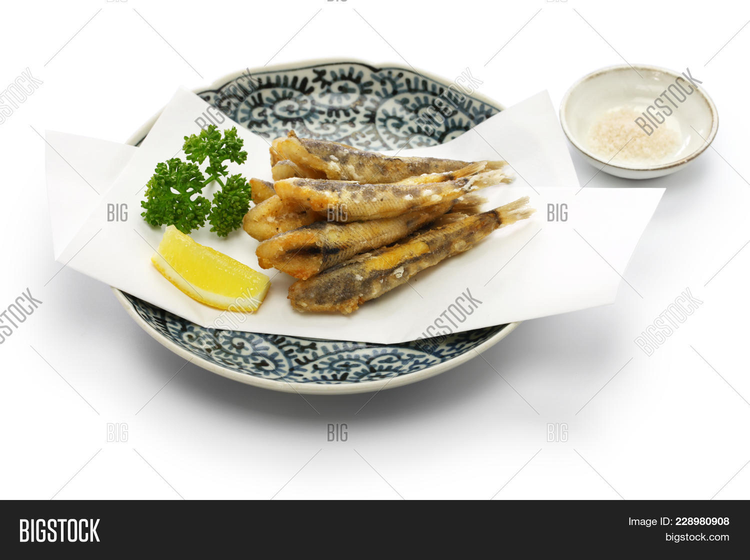 japanese fried fish dish, Mehikari No Karaage image & stock photo ...