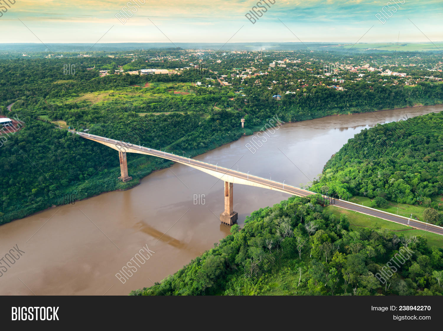 Aerial View Of The Tancredo Neves Bridge, Better Known As Fraternity ...