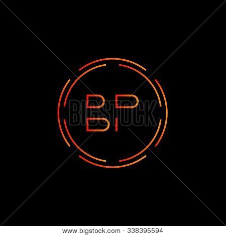 Initial Bp Letter Logo With Creative Modern Business Typography Vector ...