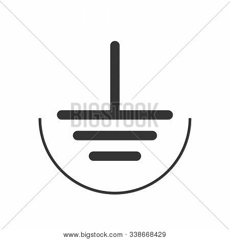 Electrical Grounding Symbol - Vector. Grounding Icon Isolated. Vector ...