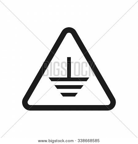 Electrical Grounding Symbol - Vector. Grounding Icon Isolated. Vector ...