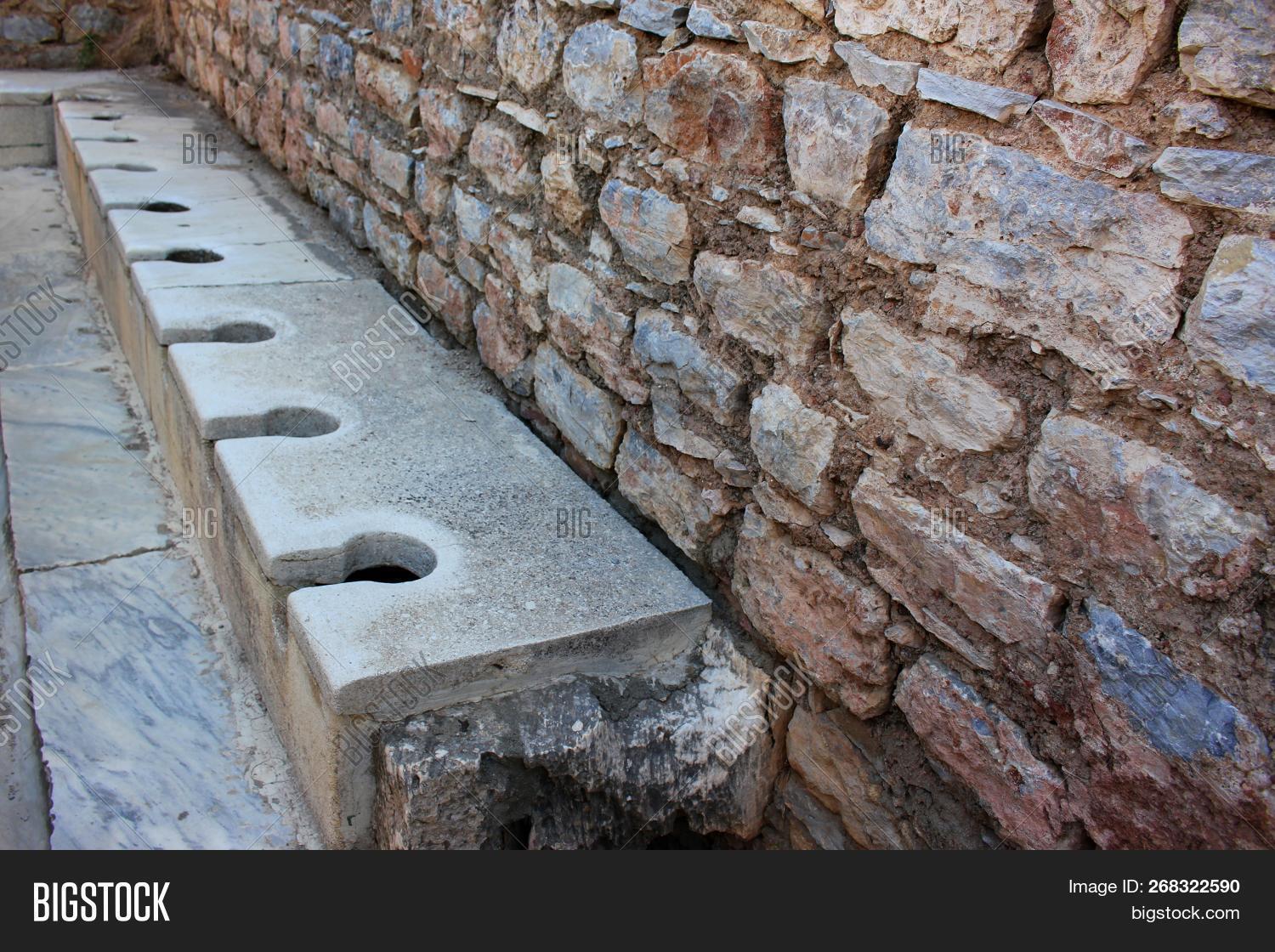 Public Toilet From Ancient Roman Times Ephesus, Turkey image & stock ...