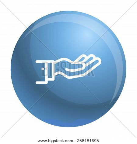 Give Hand Icon. Outline Give Hand Vector Icon For Web Design Isolated ...